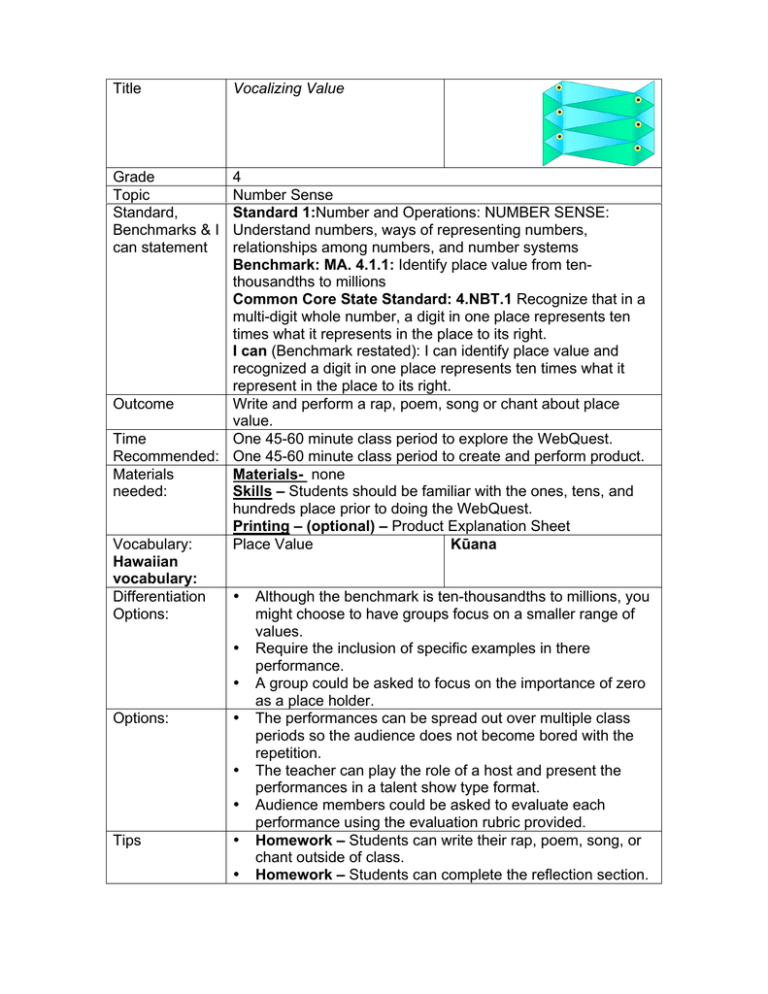 Title Grade 4 Topic Title Grade 4 Topic