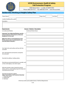 UCSD New Laboratory Worker Checklist