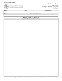 AF Form 724 - The Citadel