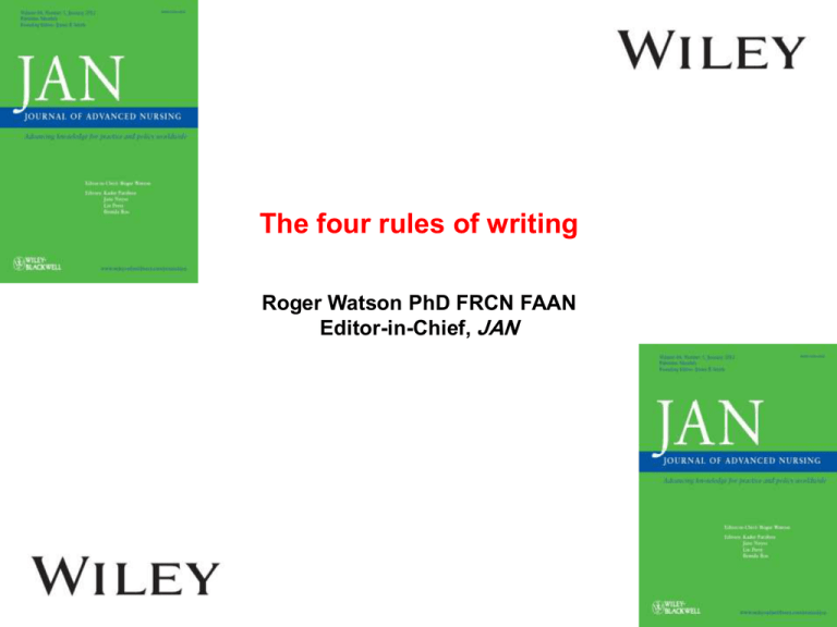 The Four Rules