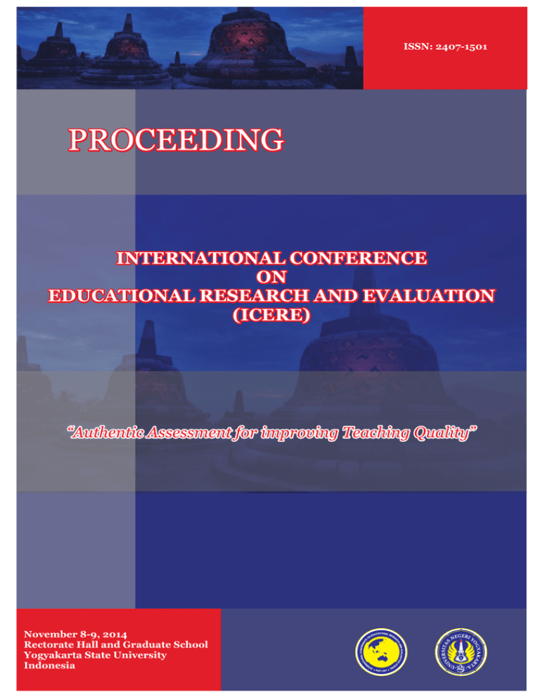 ICERE 2014: Authentic Assessment & Teaching Quality