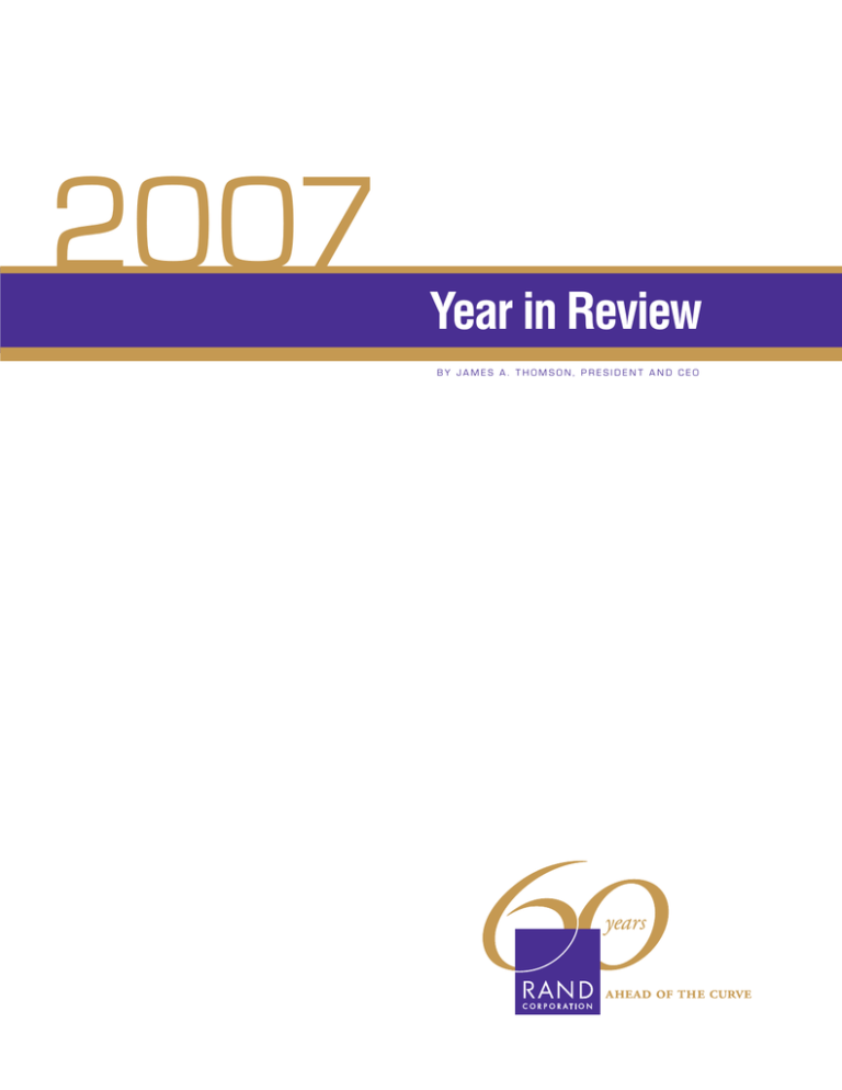 2007 Year in Review