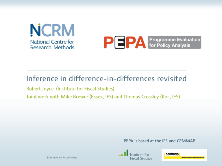 Inference In Difference in differences Revisited