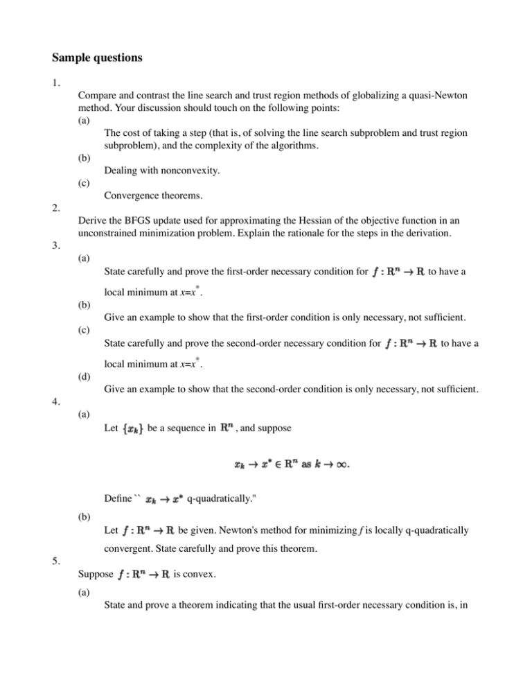 Sample Questions Sample Questions