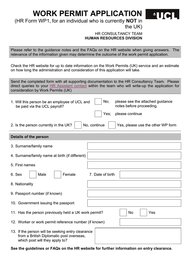 How To Apply For Work Permit Pausebear