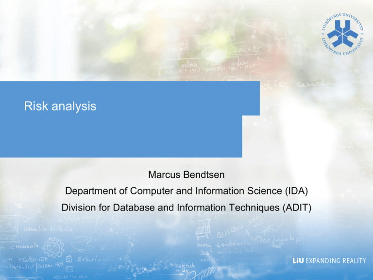 Risk Analysis