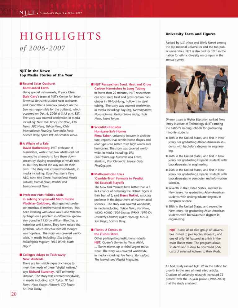University Facts And Figures