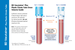 BD Vacutainer® System - St Vincent's University Hospital