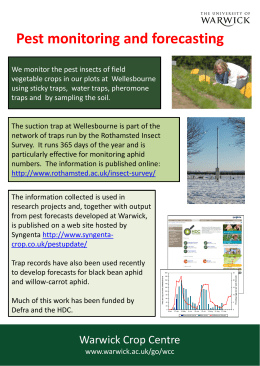 Sample Pest/Rodent Control Log