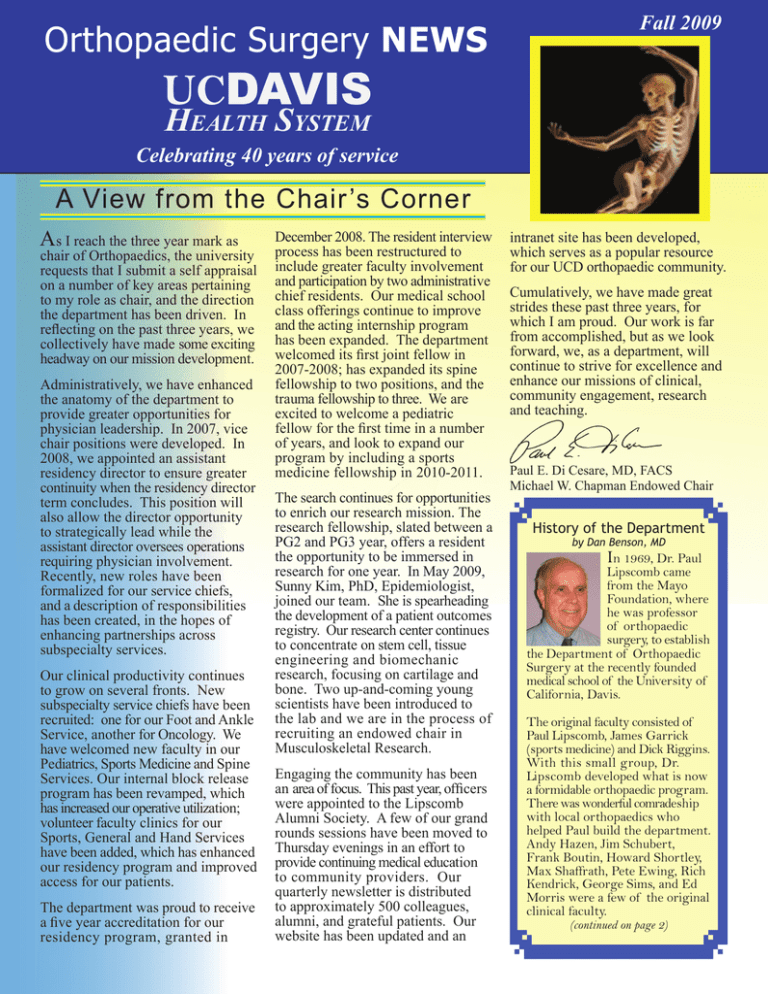 UC DAVIS NEWS