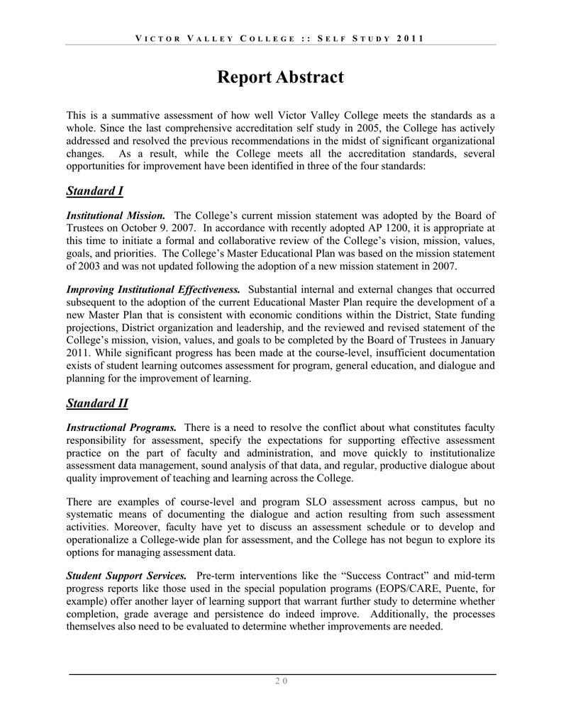 Abstract Page Example