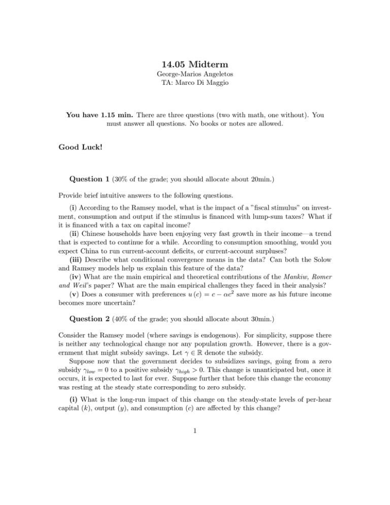 14 05 Midterm