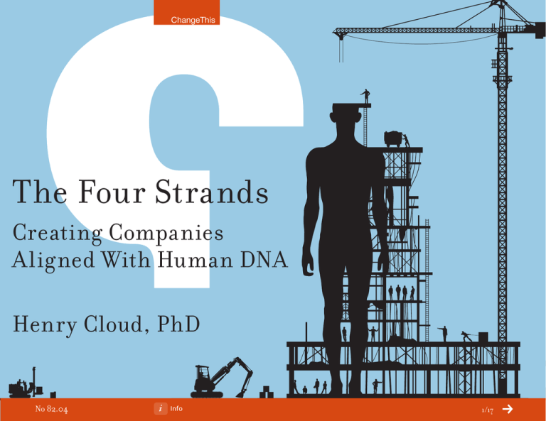 The Four Strands Creating Companies Aligned With Human DNA