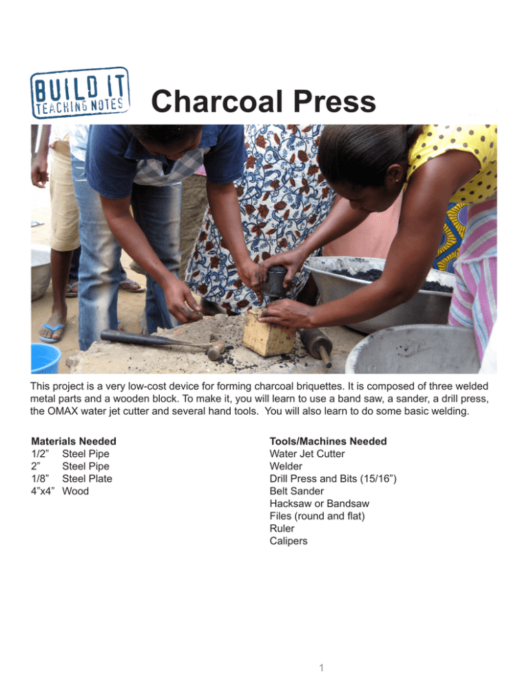 Charcoal Press BUILD IT Teaching Notes