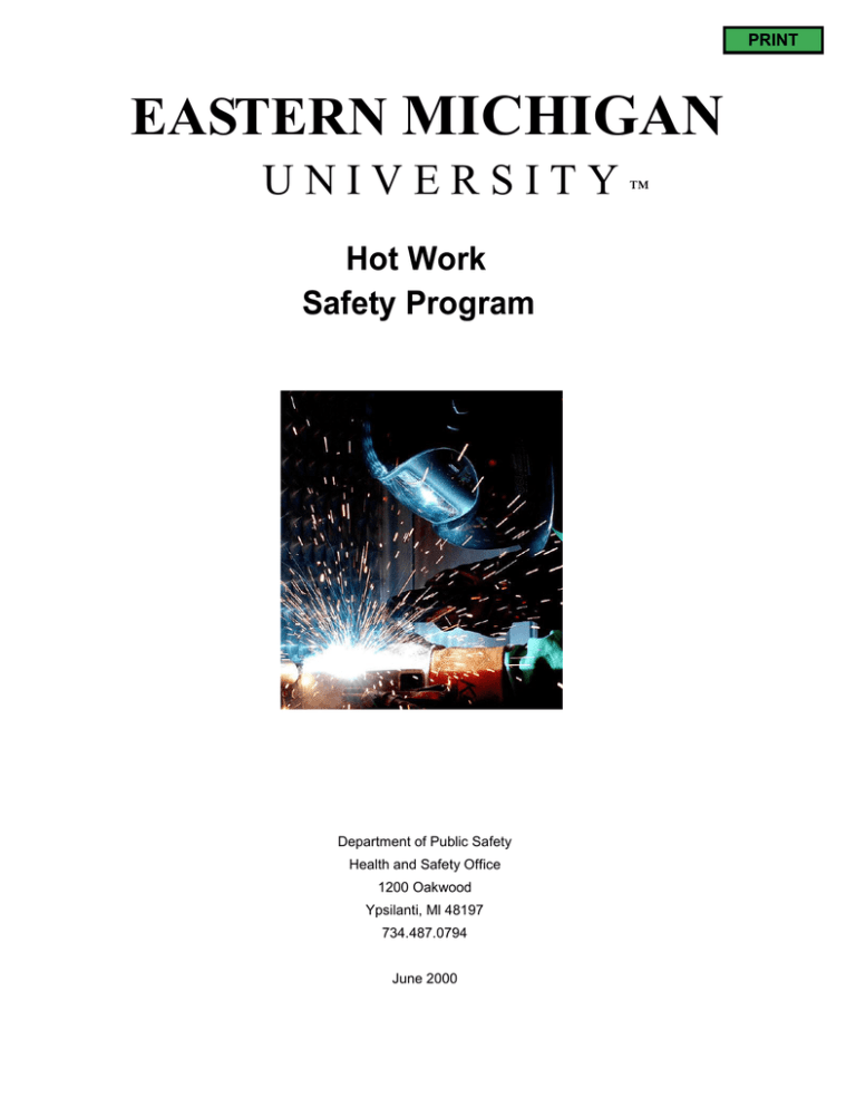 Hot Work Safety Program Template - prntbl.concejomunicipaldechinu.gov.co