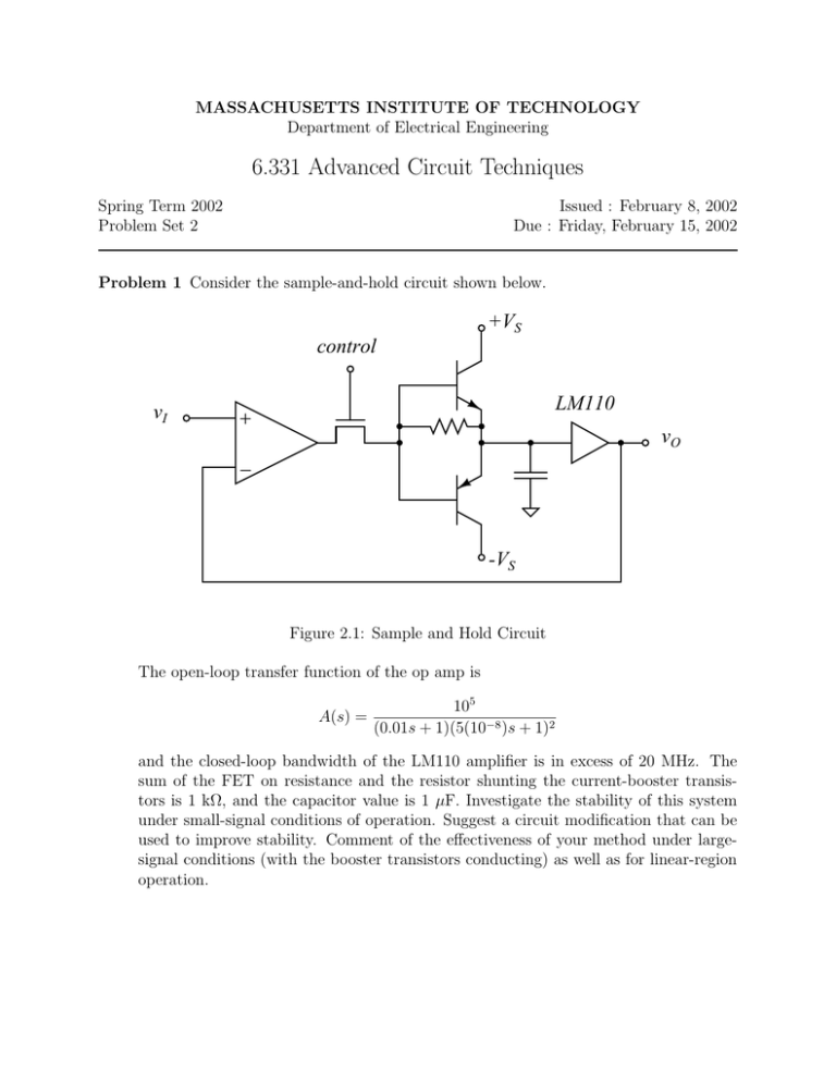 6 331 Advanced Circuit Techniques 6 331 Advanced Circuit Techniques