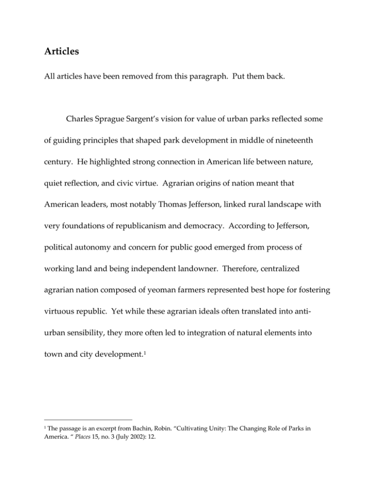 Articles