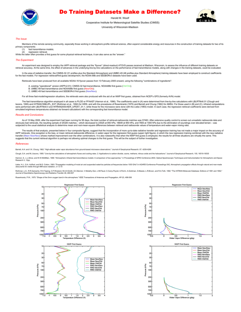 Do Training Datasets Make a Difference?