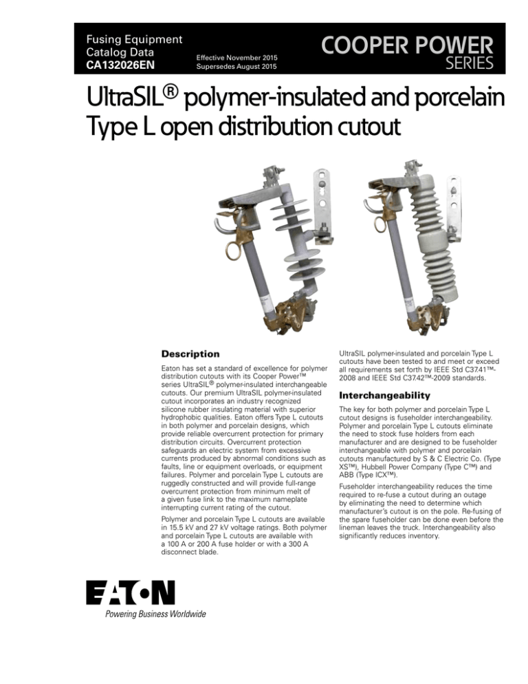 UltraSIL Cutouts: Polymer & Porcelain Distribution | Eaton