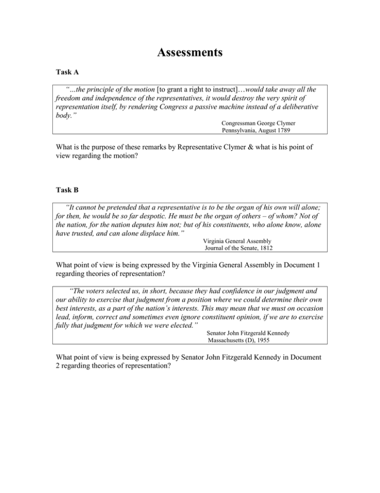 Assessments
