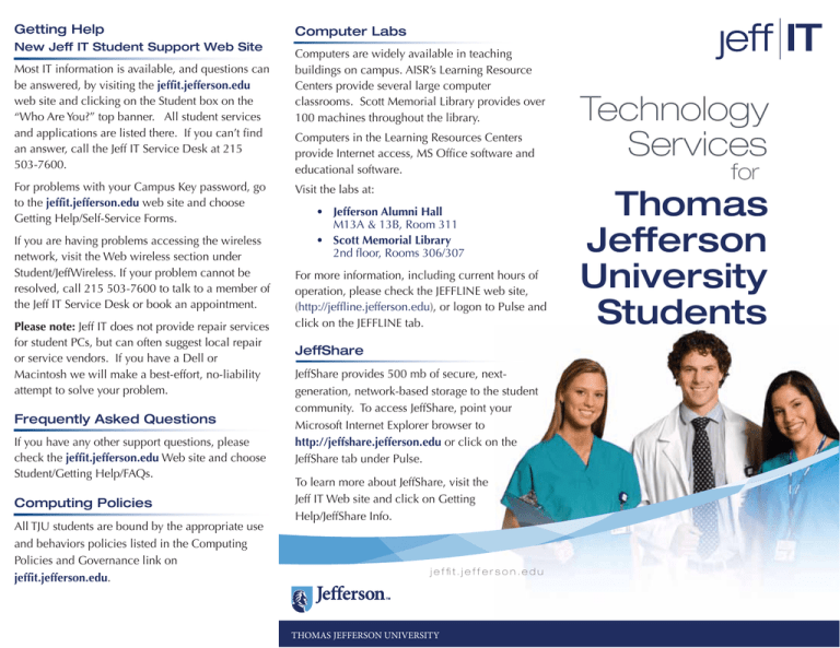 Getting Help Computer Labs