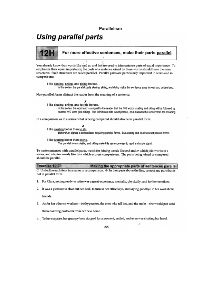 Parallelism