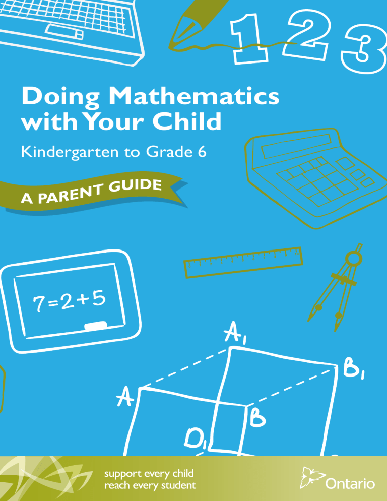 Doing Mathematics With Your Child Kindergarten To Grade 6