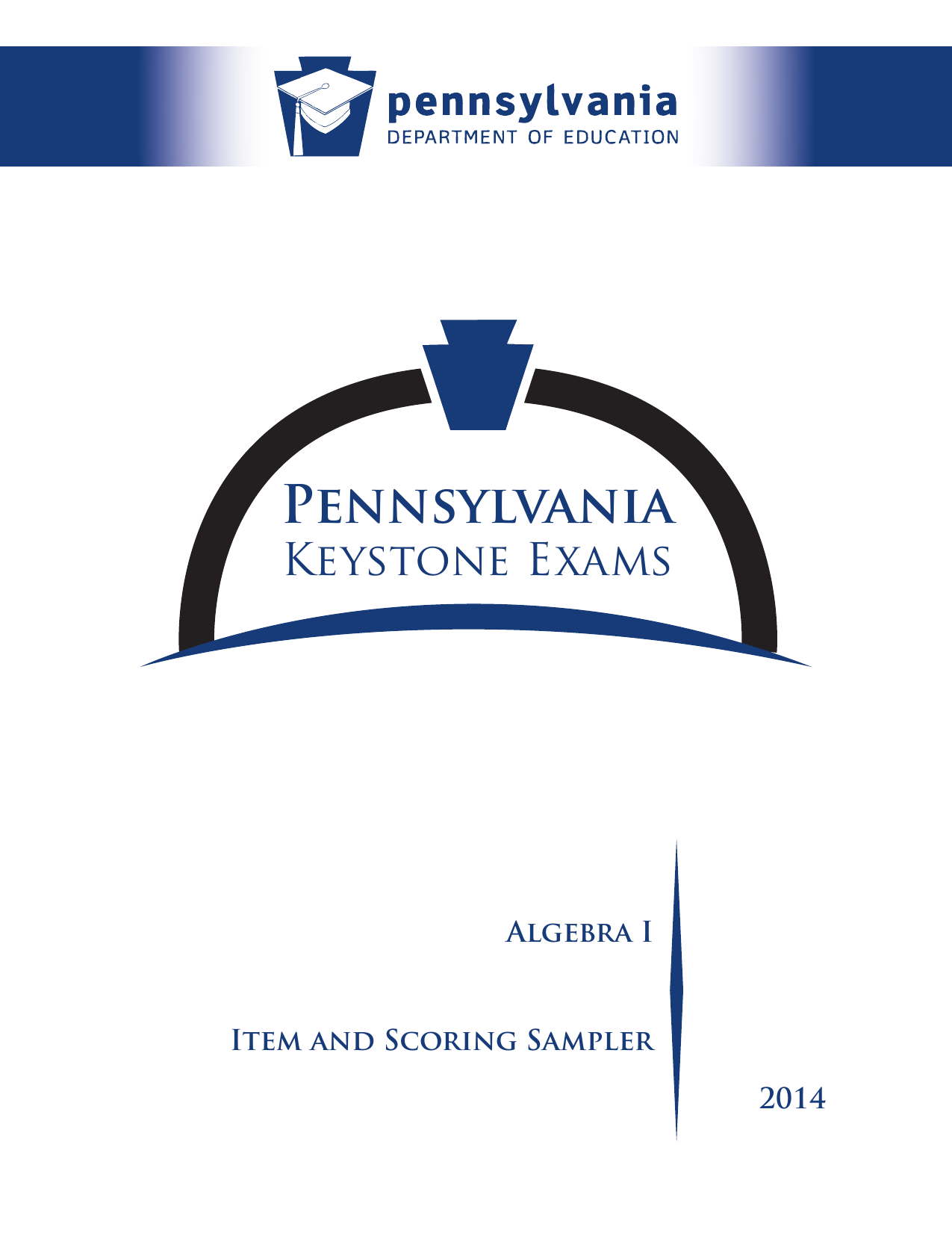 Pennsylvania Keystone Exams Algebra I Item And Scoring Sampler