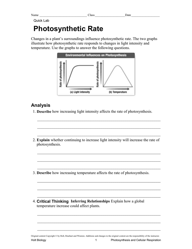 Rate Of Photosynthesis Worksheet TUTORE ORG Master Of Documents Rate Of Photosynthesis Worksheet TUTORE ORG Master Of Documents