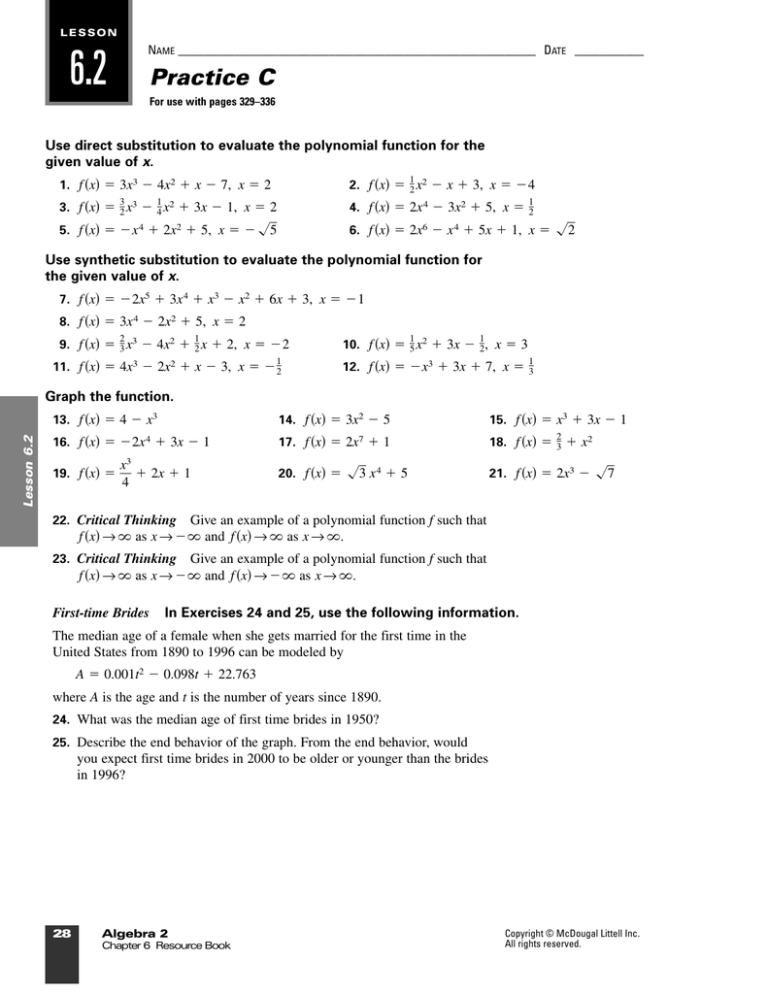 6 2 Practice C