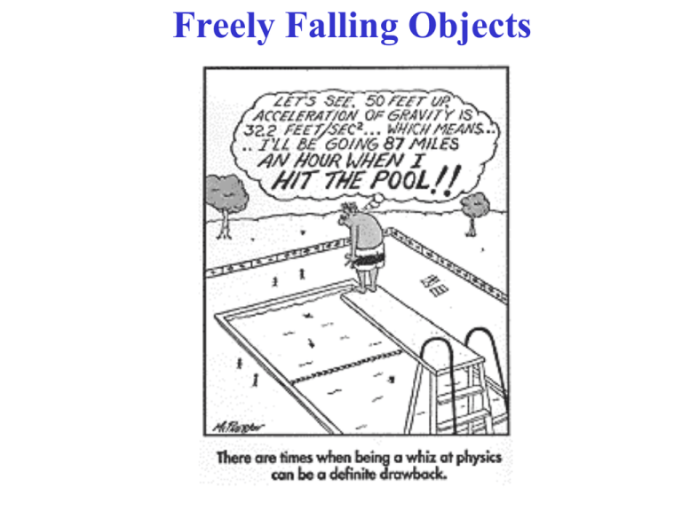 Freely Falling Objects
