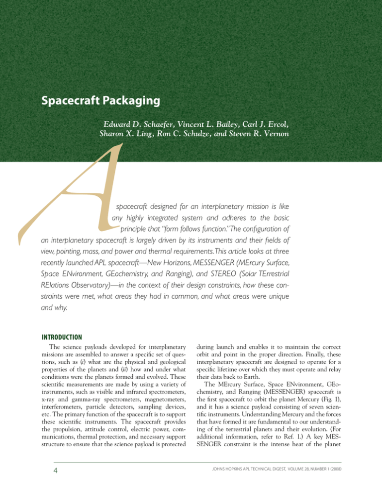 Spacecraft Packaging