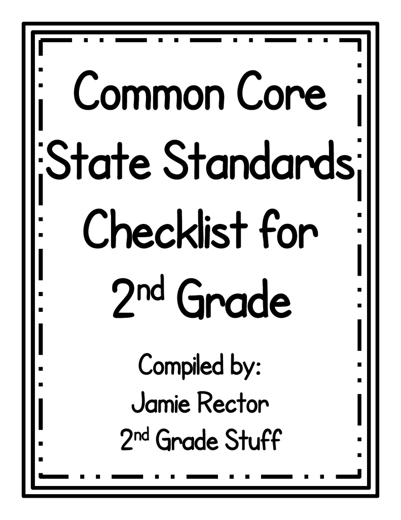 Common Core State Standards List
