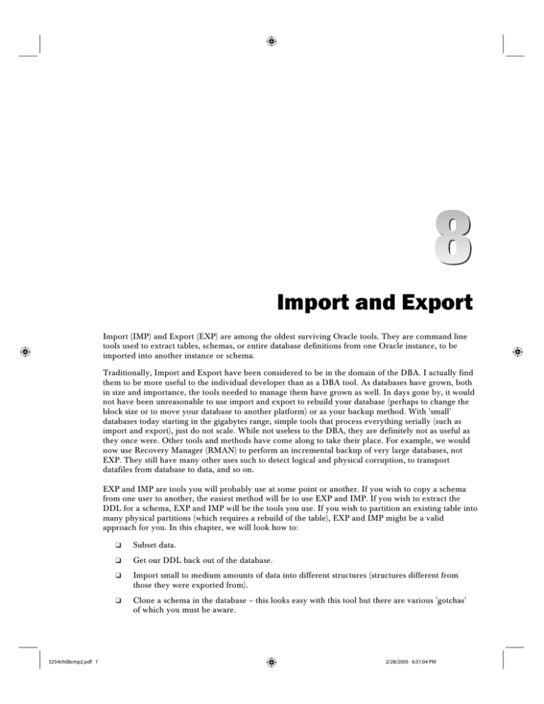 Import And Export