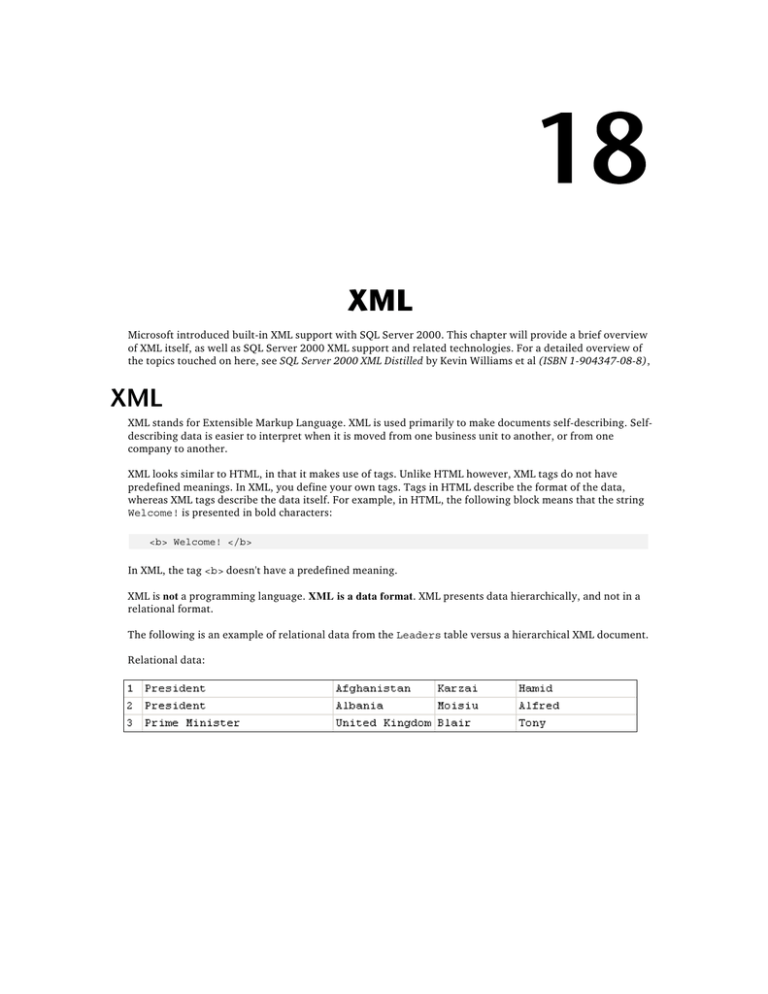 XML