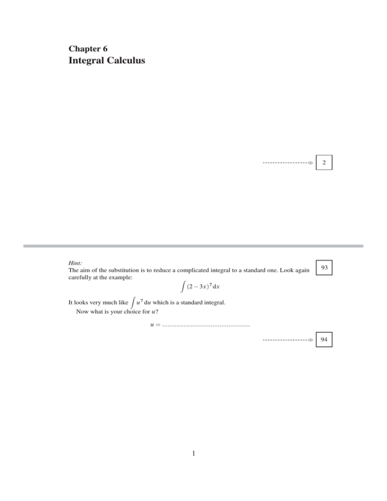 Integral Calculus Chapter 6