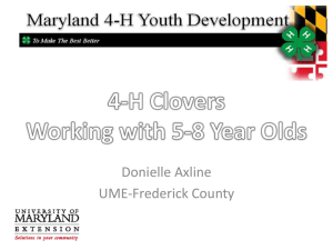 The 4-H Resume