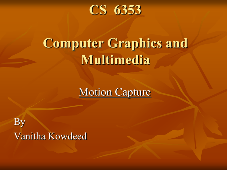 Motion Capture