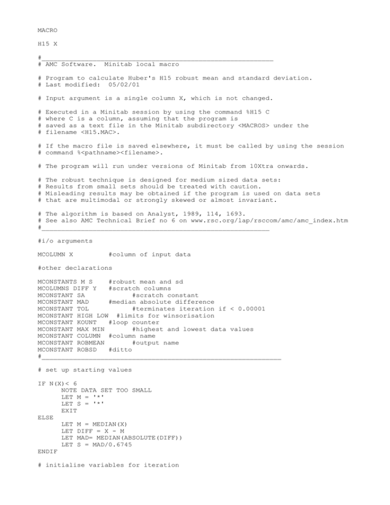 Macro Code