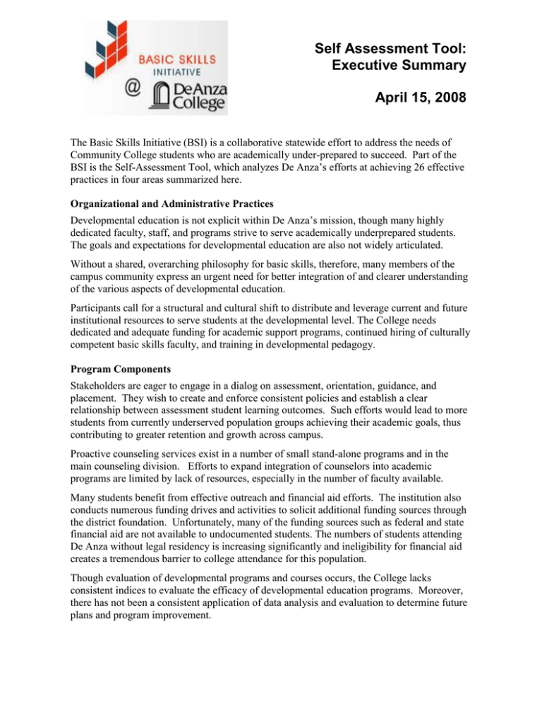 Executive Summary In Word