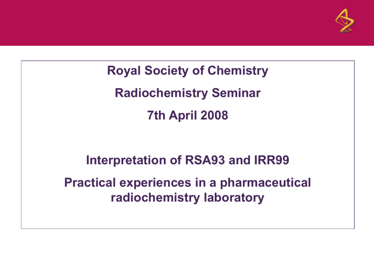 Interpretation of RSA93 and IRR99
