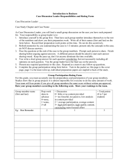 DP-58 Field Training Weekly Observation Report