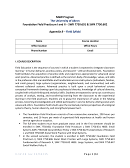 Process Recording Example Social Work