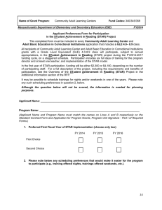 Eagle Application Checklist