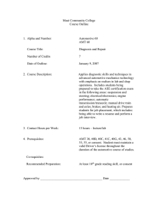 ASE Work Experience Requirements