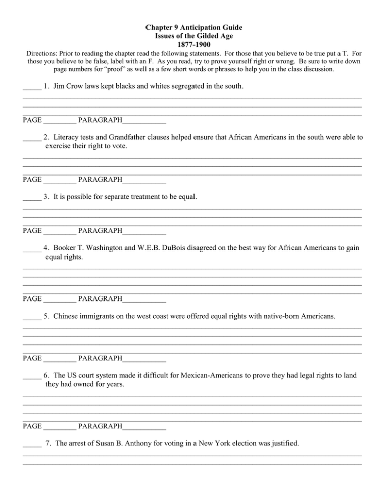 Ch 7 Reading Guide Ch 7 Reading Guide