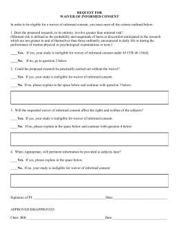Conflict Waiver Joint Representation of Multiple