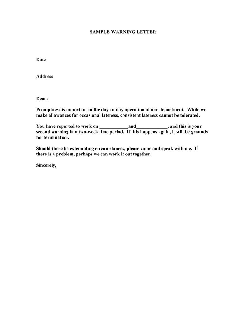 Ncoer Letter Of Lateness Example
