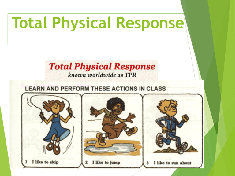 Technical Method 406 TPR Technical Method 406 TPR