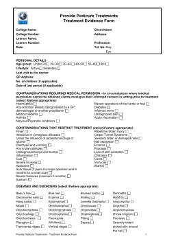 Makeup Consultation Form Itec | Makeupview.co